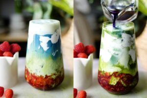 Iced Raspberry Matcha Latte - AVANTCHA™ Journal