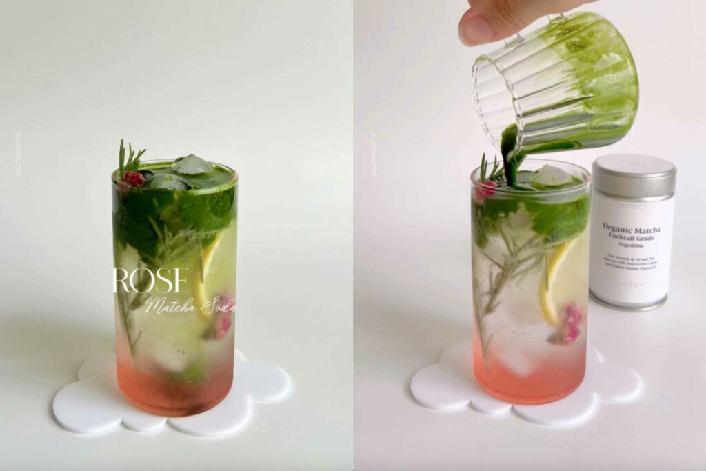 Matcha Rose Soda | AVANTCHA™ Tea
