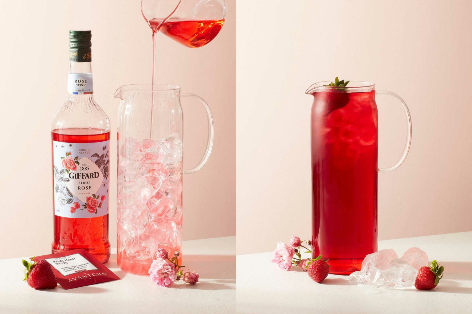 Rush Hour Berry with Rose Iced Tea | AVANTCHA™ Tea