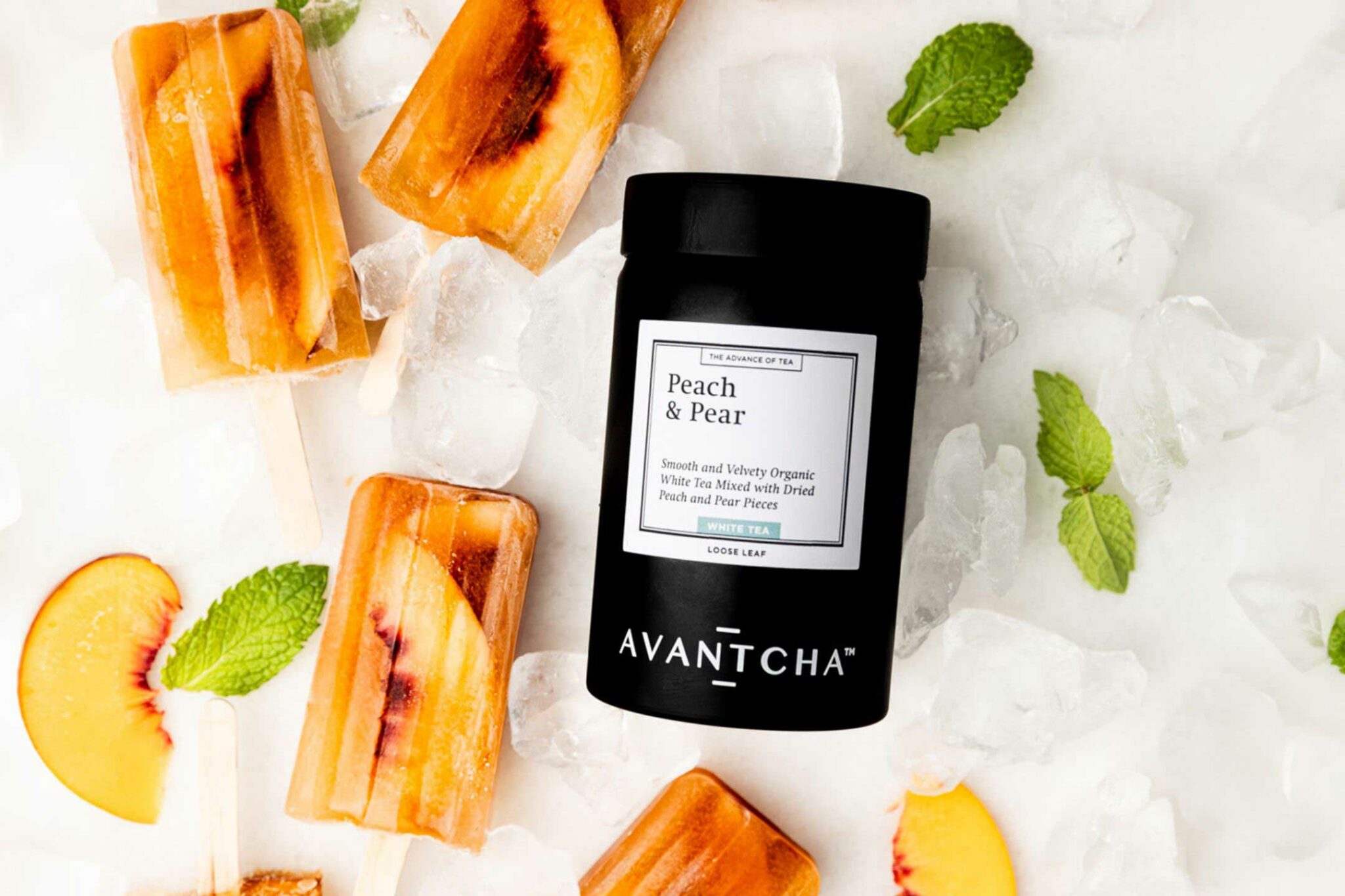 Peach and Pear Popsicles - AVANTCHA™ Journal