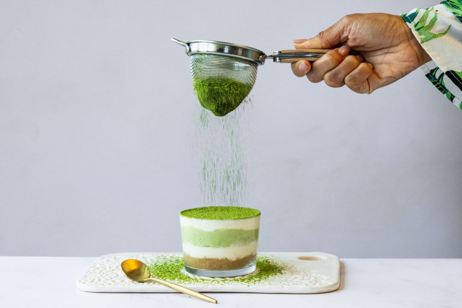 Layered Matcha Cheesecake - AVANTCHA™ Journal