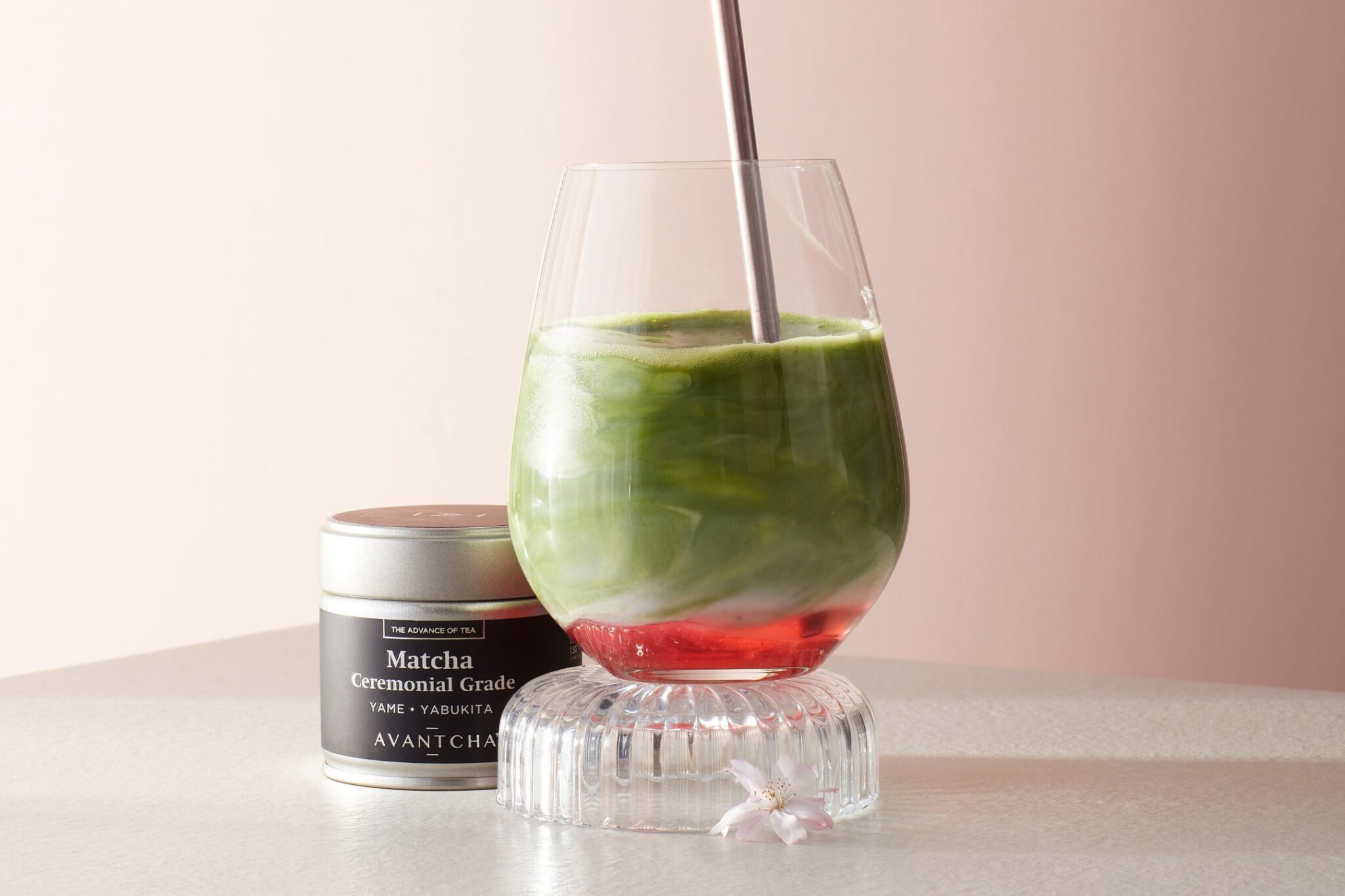 Iced Sakura Matcha Latte | AVANTCHA™ Switzerland